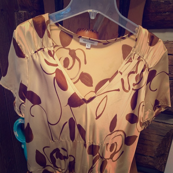 Mercy Jones | Tops | Silky Satin Blouse | Poshmark